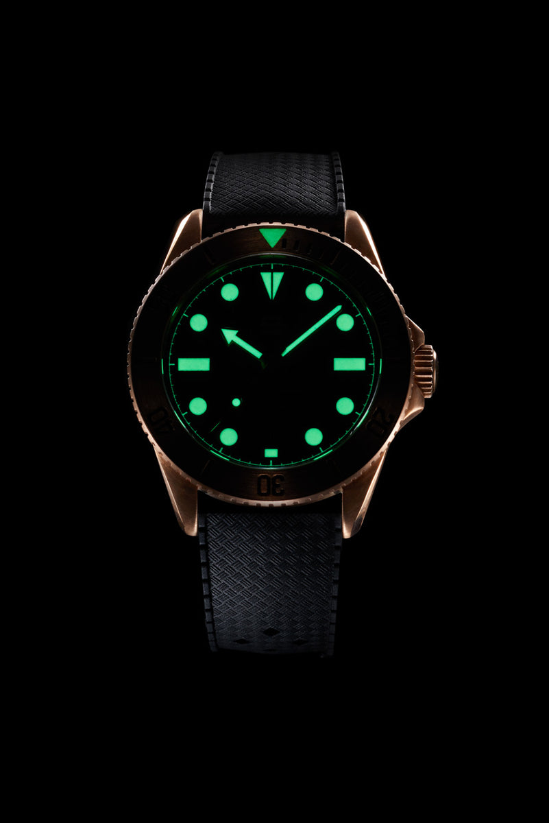 Maelstrom 300m Bronze Gradient Blue – Ergon Watches